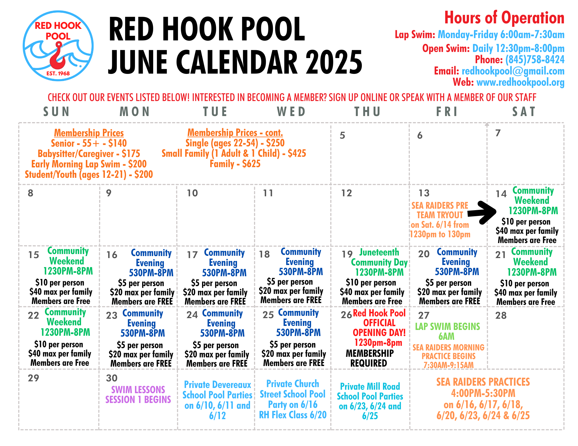 Red Hook Recreational Park Pool Home